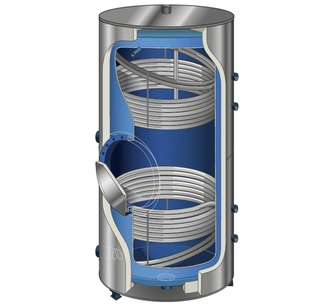 500L to 3000L Indirect & Combi Calorifiers - Atlantic